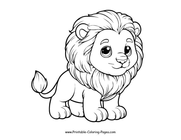 30 Lion Printable Coloring Pages: Roaring Fun For Creative Minds!