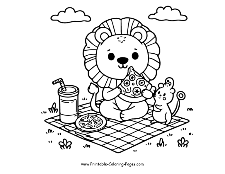 30 Lion Printable Coloring Pages: Roaring Fun For Creative Minds!