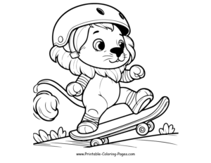 30 Lion Printable Coloring Pages: Roaring Fun For Creative Minds!