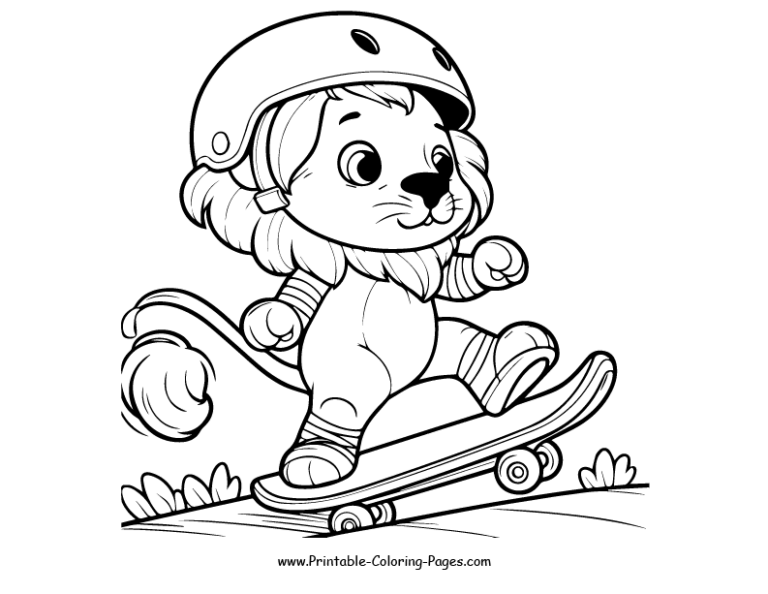 30 Lion Printable Coloring Pages: Roaring Fun For Creative Minds!