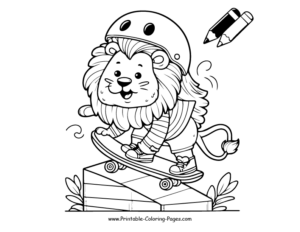 30 Lion Printable Coloring Pages: Roaring Fun For Creative Minds!