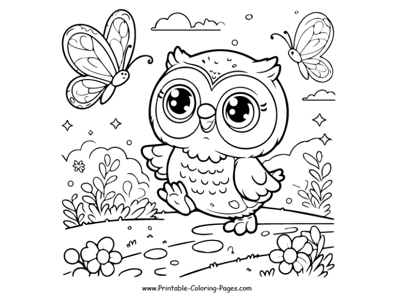 30 Owl Printable Coloring Pages: A Nighttime Symphony Of Creativity!