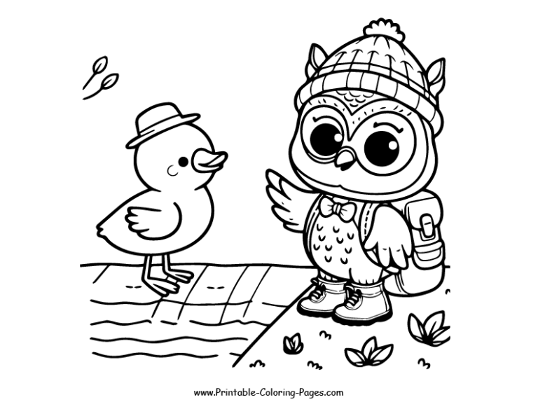 30 Owl Printable Coloring Pages: A Nighttime Symphony Of Creativity!