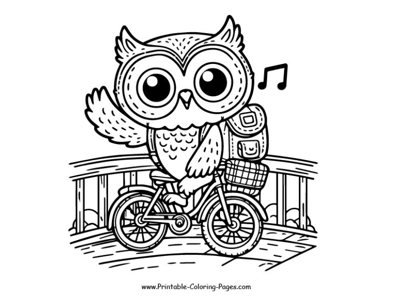 30 Owl Printable Coloring Pages: A Nighttime Symphony Of Creativity!