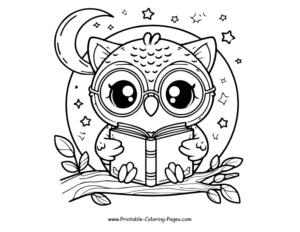 30 Owl Printable Coloring Pages: A Nighttime Symphony Of Creativity!