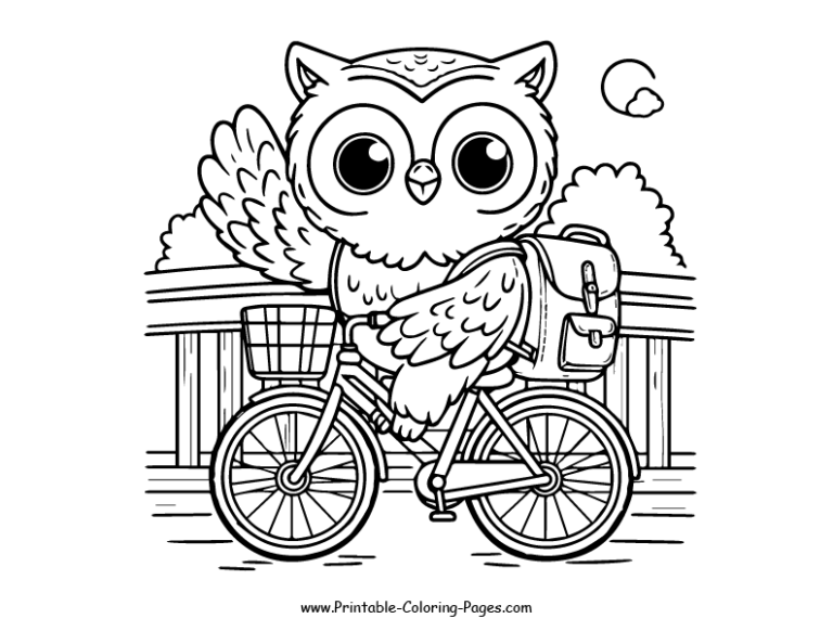 30 Owl Printable Coloring Pages: A Nighttime Symphony Of Creativity!
