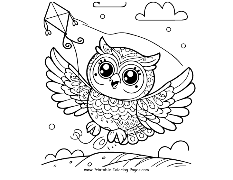 30 Owl Printable Coloring Pages: A Nighttime Symphony Of Creativity!