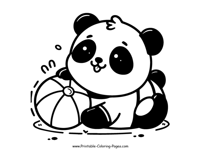 30 Giant Panda Printable Coloring Pages: A Monochrome Wonderland Of ...