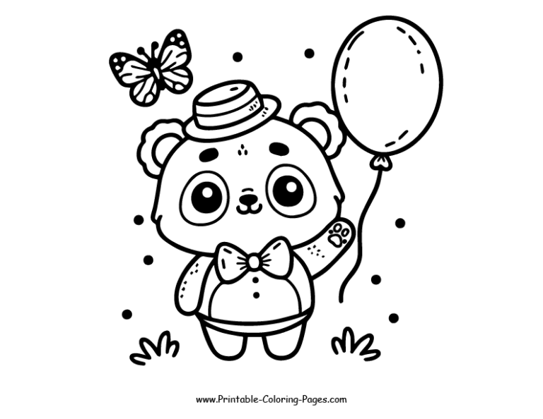 30 Giant Panda Printable Coloring Pages: A Monochrome Wonderland Of ...