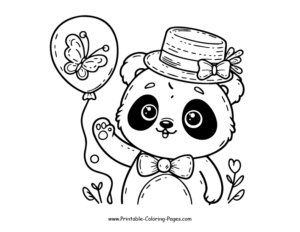 30 Giant Panda Printable Coloring Pages: A Monochrome Wonderland Of ...