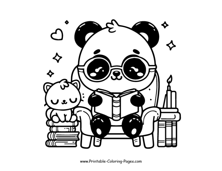 30 Giant Panda Printable Coloring Pages: A Monochrome Wonderland Of ...