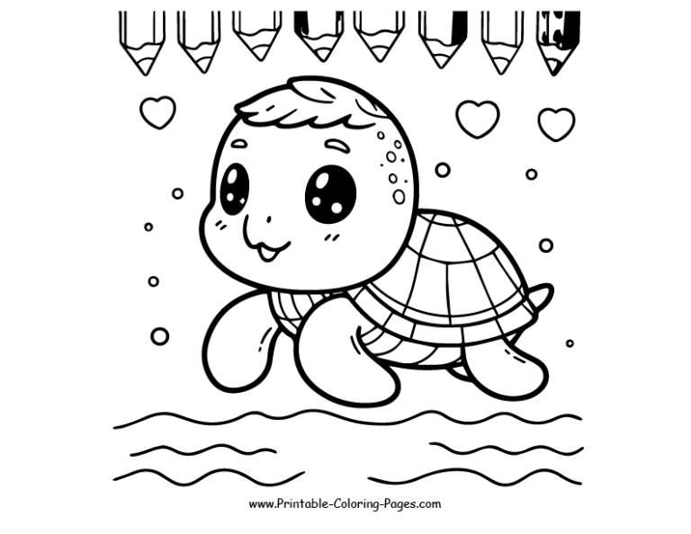 20 Turtle Printable Coloring Pages: Dive Into A Sea Of Creativity!