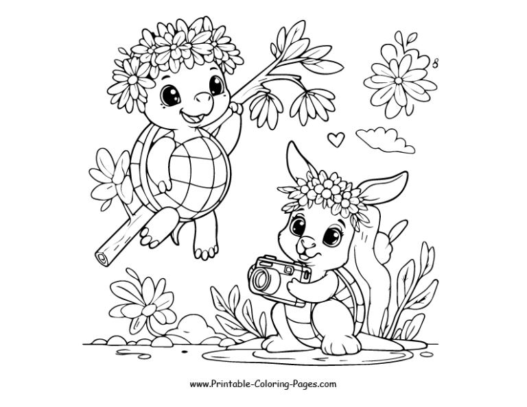 20 Turtle Printable Coloring Pages: Dive Into A Sea Of Creativity!