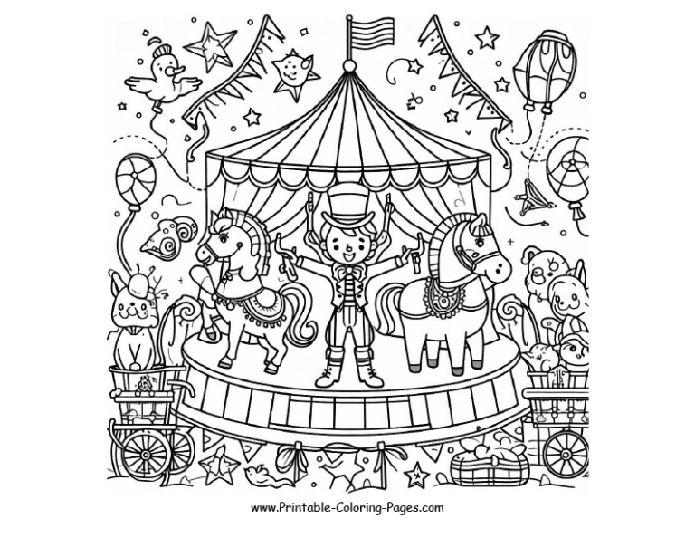 Unleash Your Creativity With 20 Free Amazing Digital Circus Printable ...