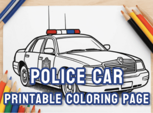 20 Thrilling Police Car Printable Coloring Pages: Sparking Creativity ...