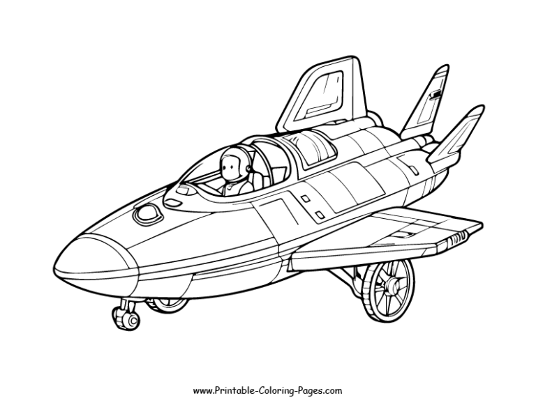Blast Off Into Creativity With Spaceship Coloring Pages! (Free PDF) 30 PDFs