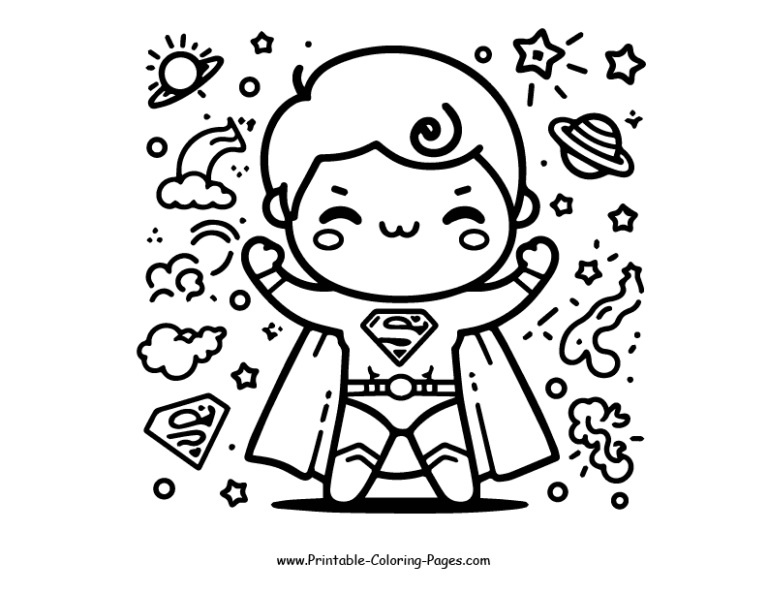 Creative Things To Do With Kids: Amazing 30 Superman Coloring Pages ...