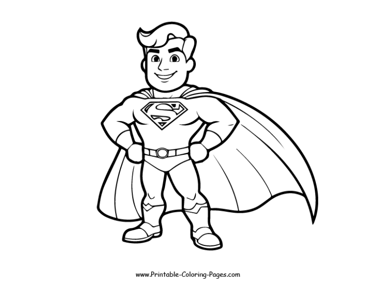 Creative Things To Do With Kids: Amazing 30 Superman Coloring Pages ...