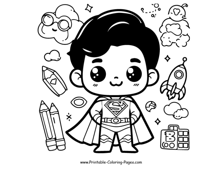 Creative Things To Do With Kids: Amazing 30 Superman Coloring Pages ...