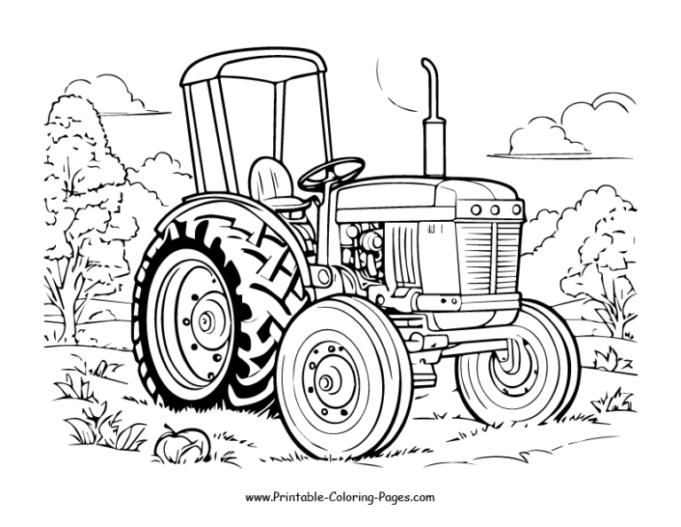 22 Free Tractors Coloring Pages: Unleashing Creativity For Young Artists