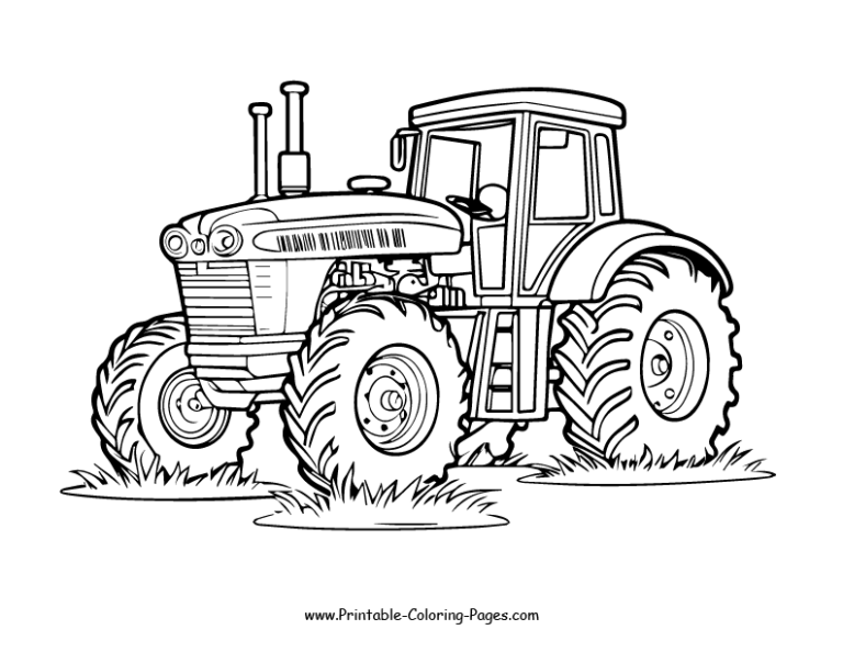 22 Free Tractors Coloring Pages: Unleashing Creativity For Young Artists