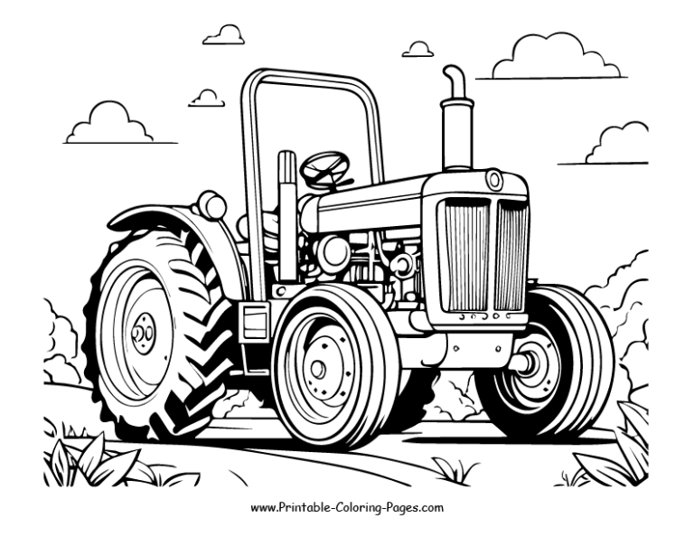 22 Free Tractors Coloring Pages: Unleashing Creativity For Young Artists