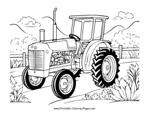 22 Free Tractors Coloring Pages: Unleashing Creativity For Young Artists