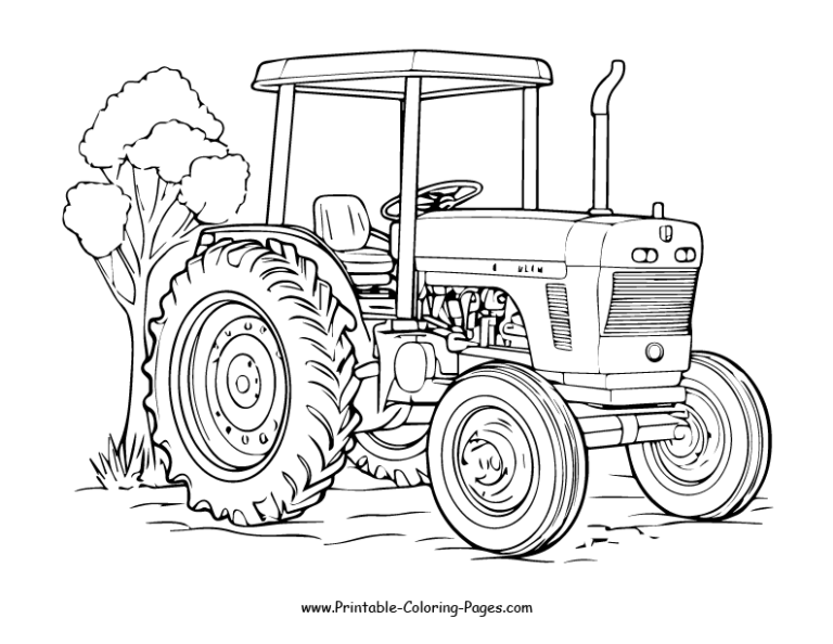22 Free Tractors Coloring Pages: Unleashing Creativity For Young Artists