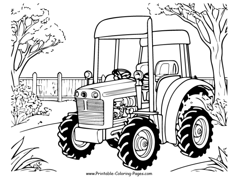 22 Free Tractors Coloring Pages: Unleashing Creativity For Young Artists