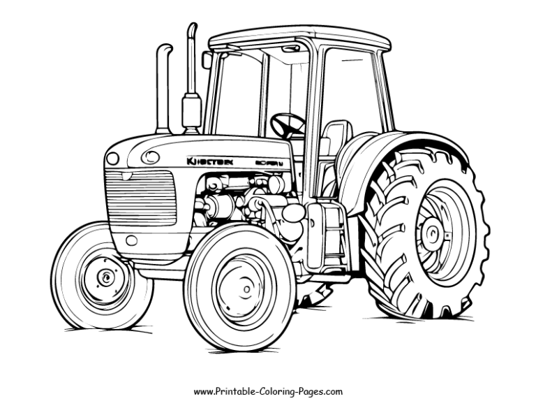 22 Free Tractors Coloring Pages: Unleashing Creativity For Young Artists