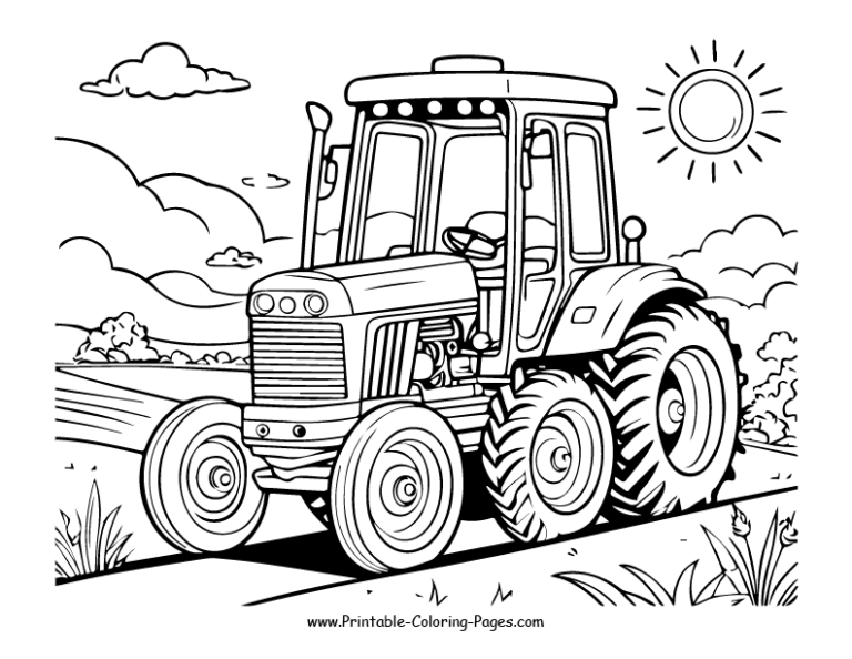 22 Free Tractors Coloring Pages: Unleashing Creativity For Young Artists