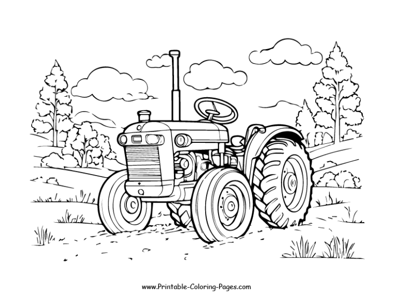22 Free Tractors Coloring Pages: Unleashing Creativity For Young Artists