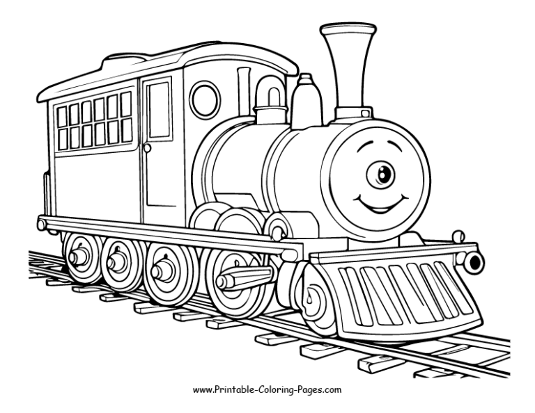 Trains Printable Coloring Pages: A Journey Of Creativity And Fun