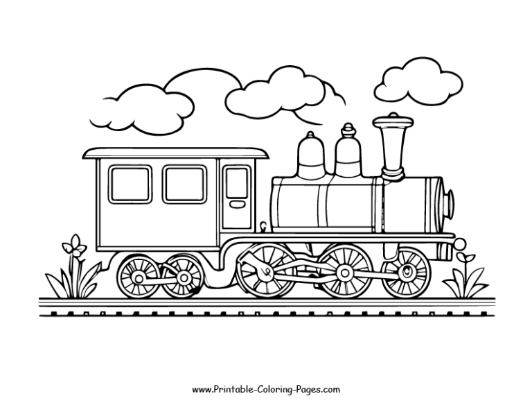 Trains Printable Coloring Pages: A Journey Of Creativity And Fun