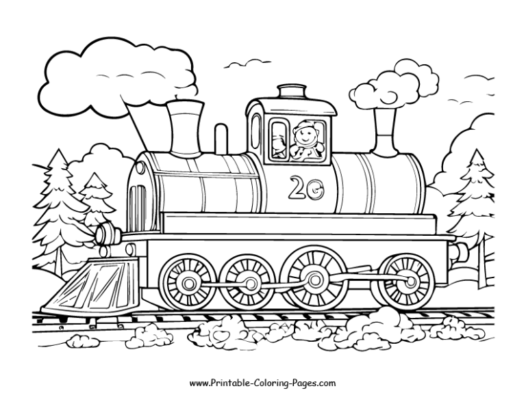 Trains Printable Coloring Pages: A Journey Of Creativity And Fun