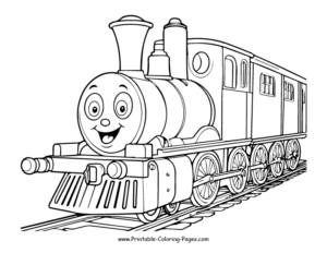Trains Printable Coloring Pages: A Journey Of Creativity And Fun