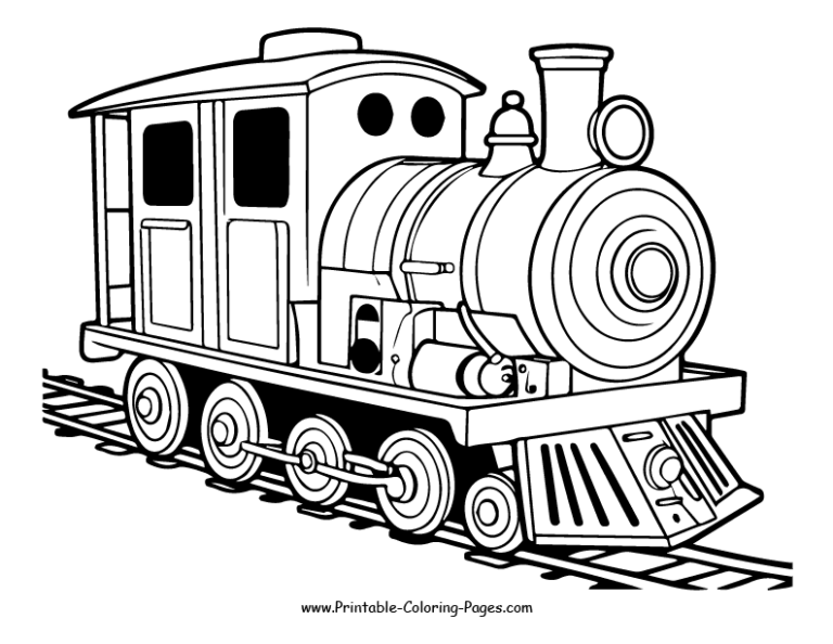 Trains Printable Coloring Pages: A Journey Of Creativity And Fun