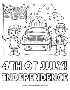 4th Of July Coloring Pages: Celebrate With Color