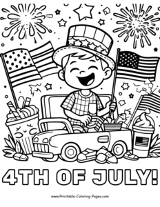 4th Of July Coloring Pages: Celebrate With Color