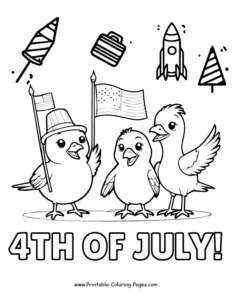 4th Of July Coloring Pages: Celebrate With Color