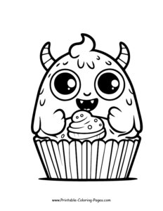 Cupcake Coloring Pages: Fun And Creative Activities For Kids (30 PDF)