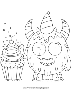 Cupcake Coloring Pages: Fun And Creative Activities For Kids (30 PDF)