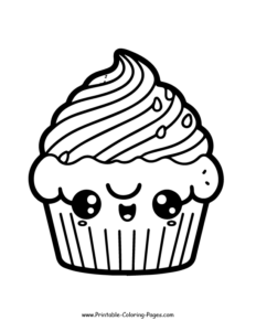 Cupcake Coloring Pages: Fun And Creative Activities For Kids (30 PDF)