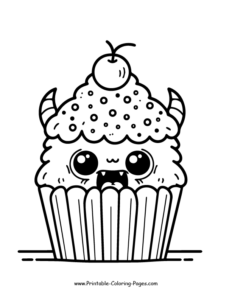Cupcake Coloring Pages: Fun And Creative Activities For Kids (30 PDF)