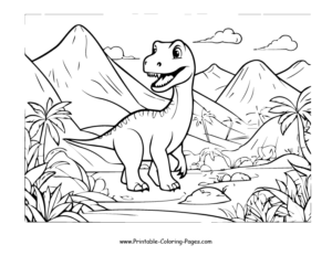 Amazing Dinosaur Coloring Pages : Explore The Jurassic World Of ...