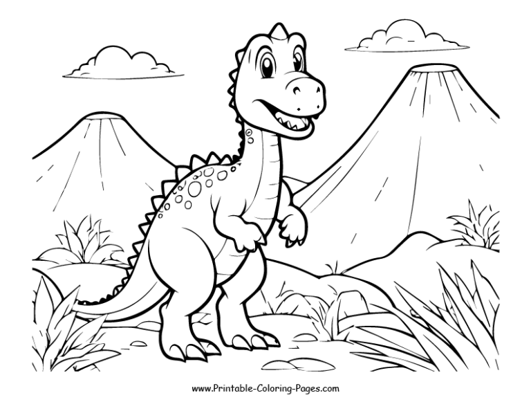 Amazing Dinosaur Coloring Pages : Explore The Jurassic World Of ...
