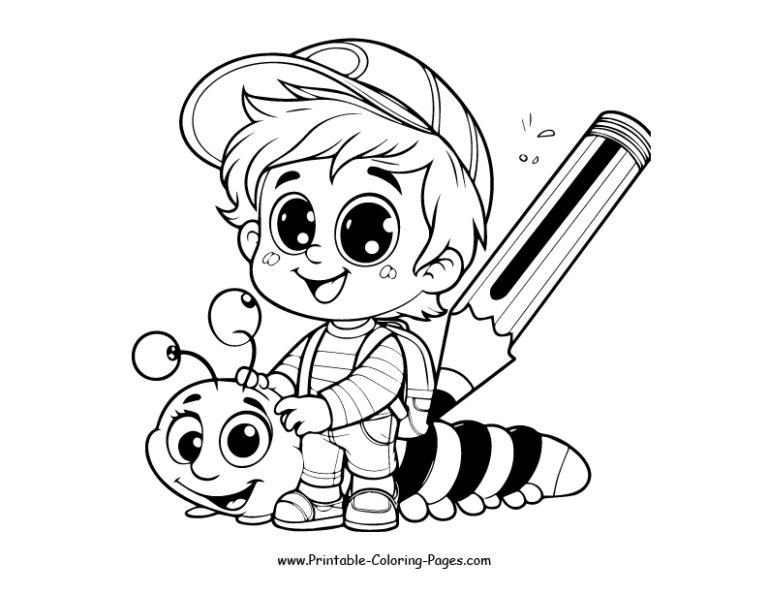 Amazing Preschool Coloring Pages : Get Ready For Fun With (30 PDF)