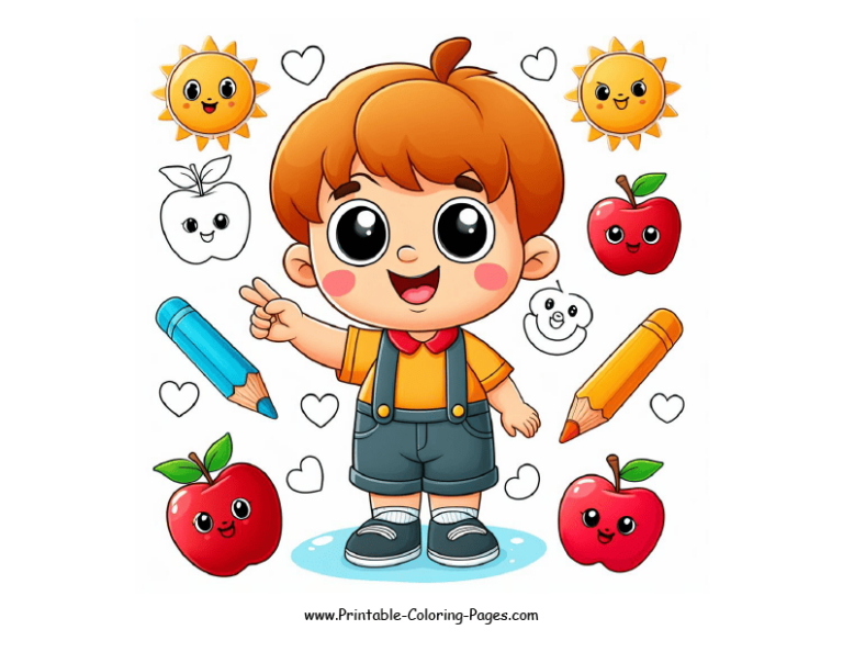 Amazing Preschool Coloring Pages : Get Ready For Fun With (30 PDF)