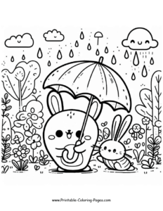 Spring Coloring Pages: A Delightful Journey Into The Colors Of Spring ...