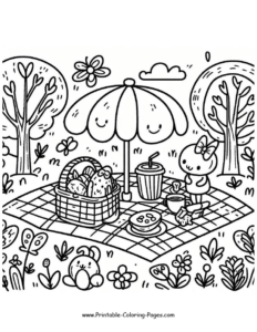 Spring Coloring Pages: A Delightful Journey Into The Colors Of Spring ...